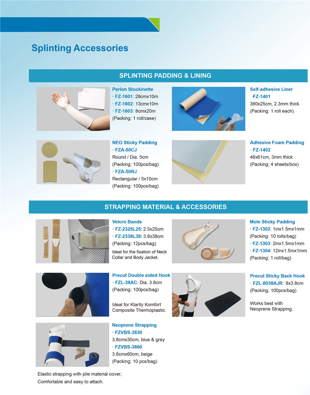 Splinting Accessories