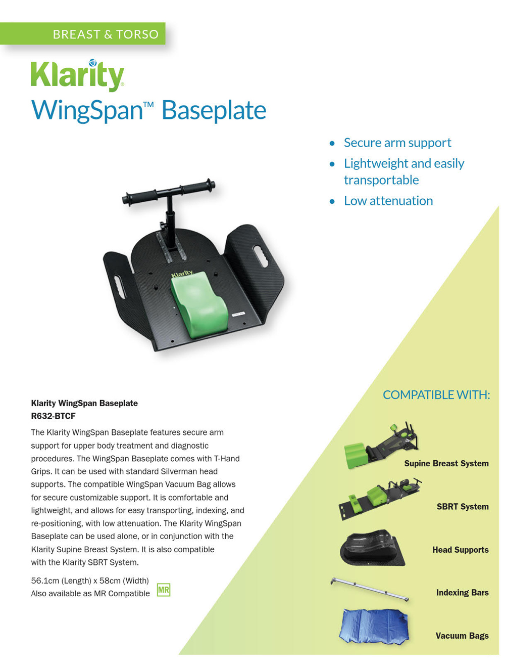 Klarity WingSpan™ Baseplate (Wing Board)